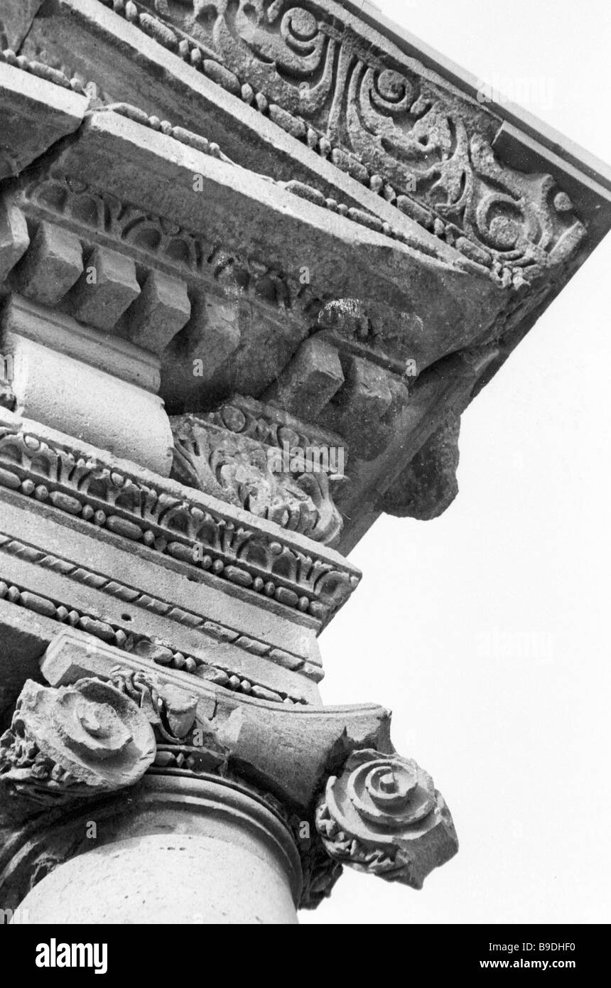 Architectural details of Garni church Stock Photo - Alamy
