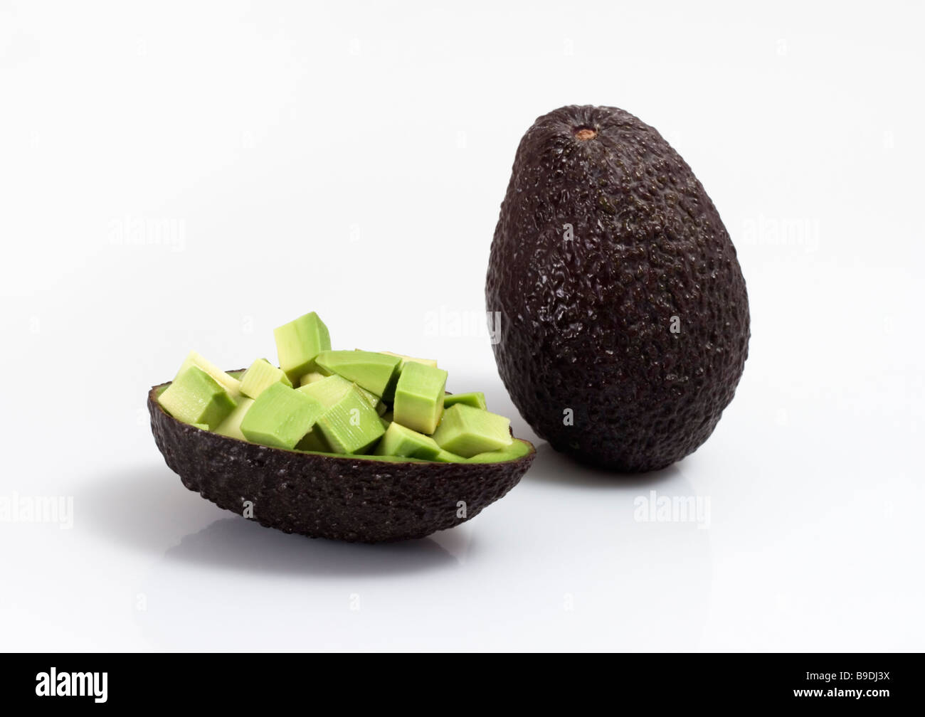 Avocado white background hi-res stock photography and images - Alamy