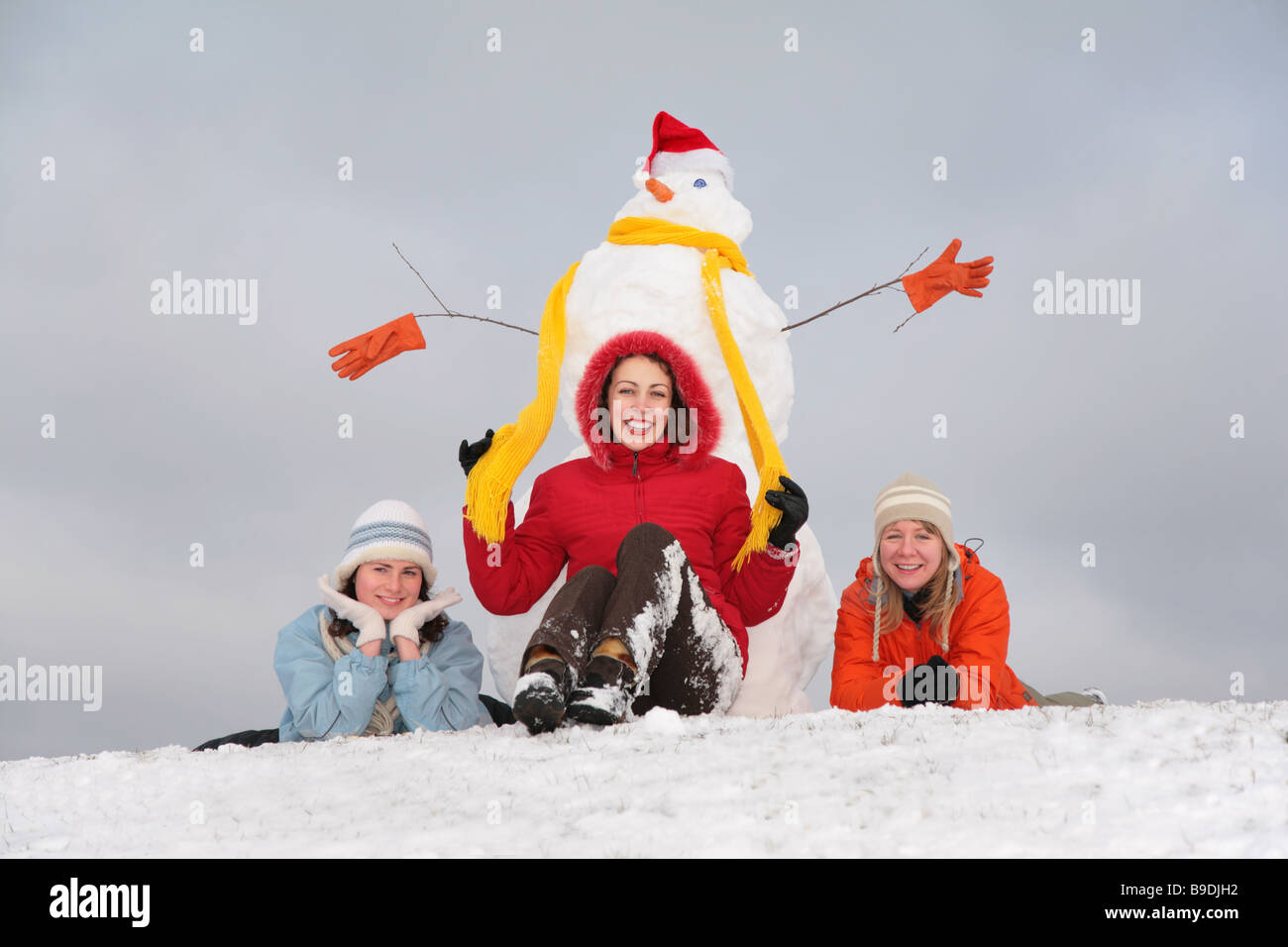 Three santas hi-res stock photography and images - Alamy