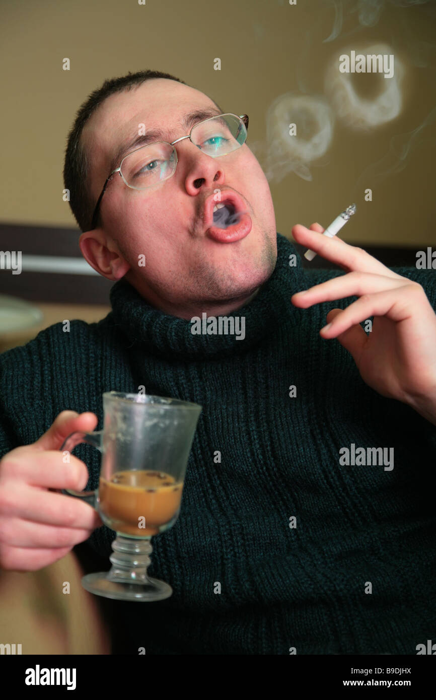 Smoking rings hi-res stock photography and images - Alamy