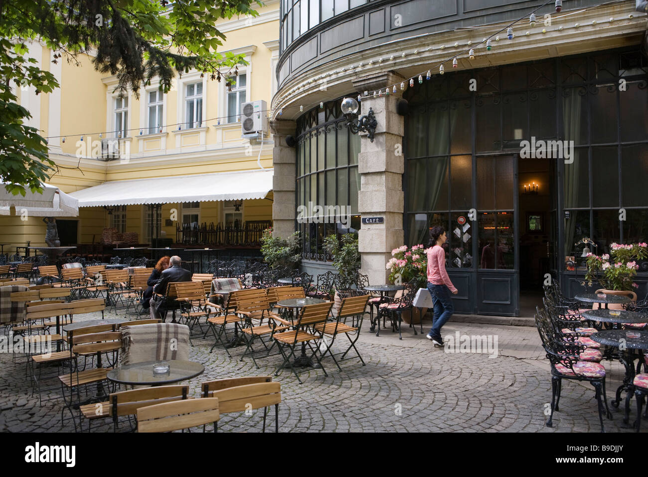 Ethnographical museum cafè Sofia Bulgaria Stock Photo - Alamy