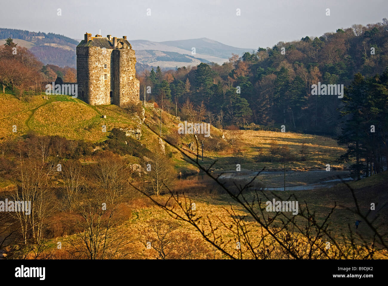 Neidpath castle near Peebles.Scottish borders Stock Photo - Alamy