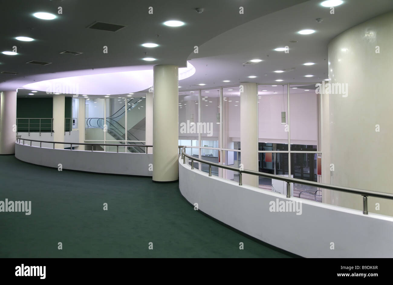 balcony in the foyer of the concert hall Stock Photo - Alamy