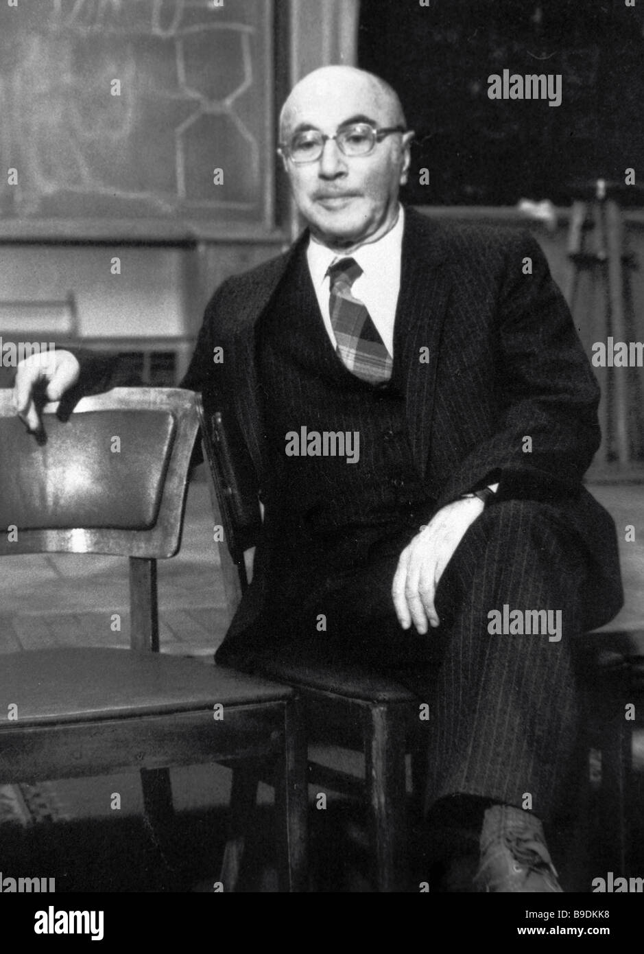 Member of the Soviet Academy of Sciences physicist Yakov Zeldovich ...