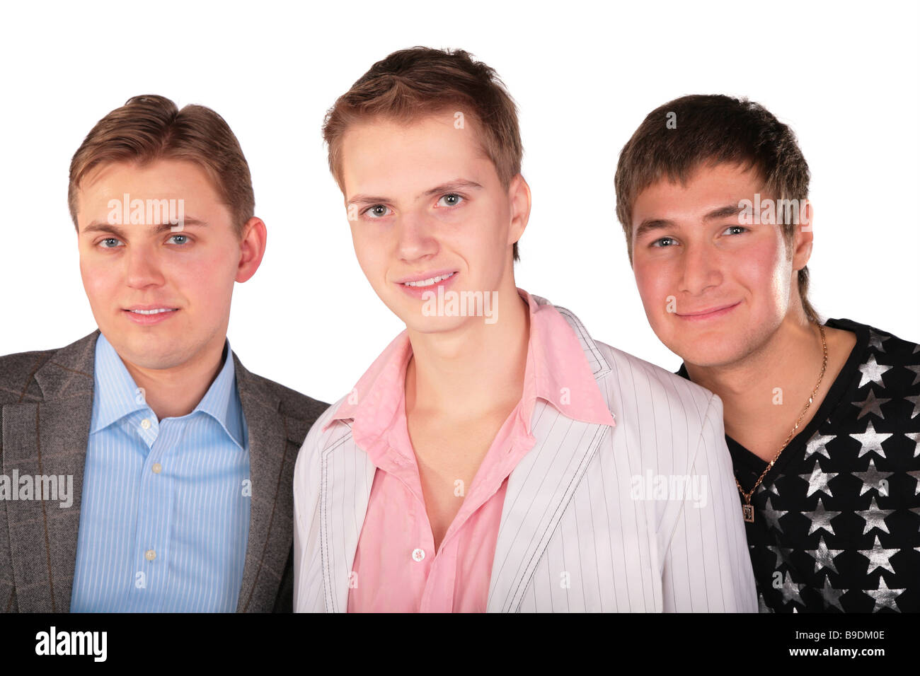 portrait of three friends Stock Photo - Alamy