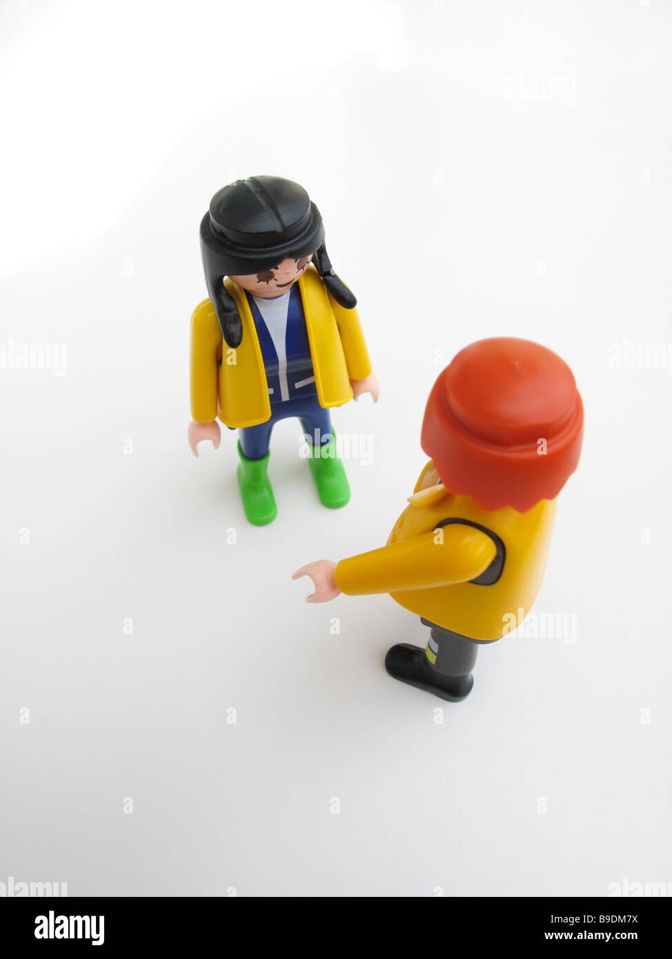 Toy man and woman couple Stock Photo - Alamy