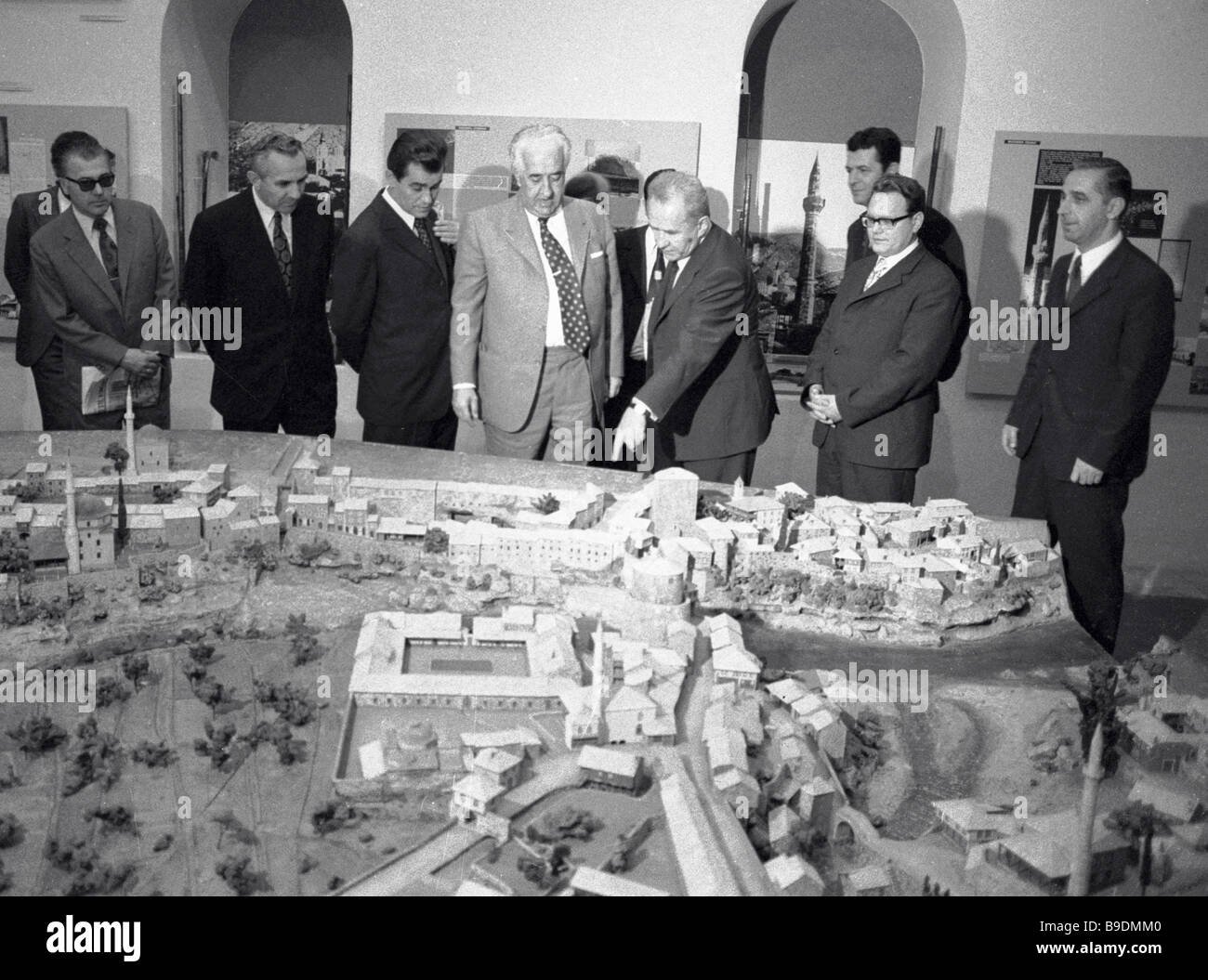 U S S R Council of Ministers Chairman Alexei Kosygin at the Mostar ...