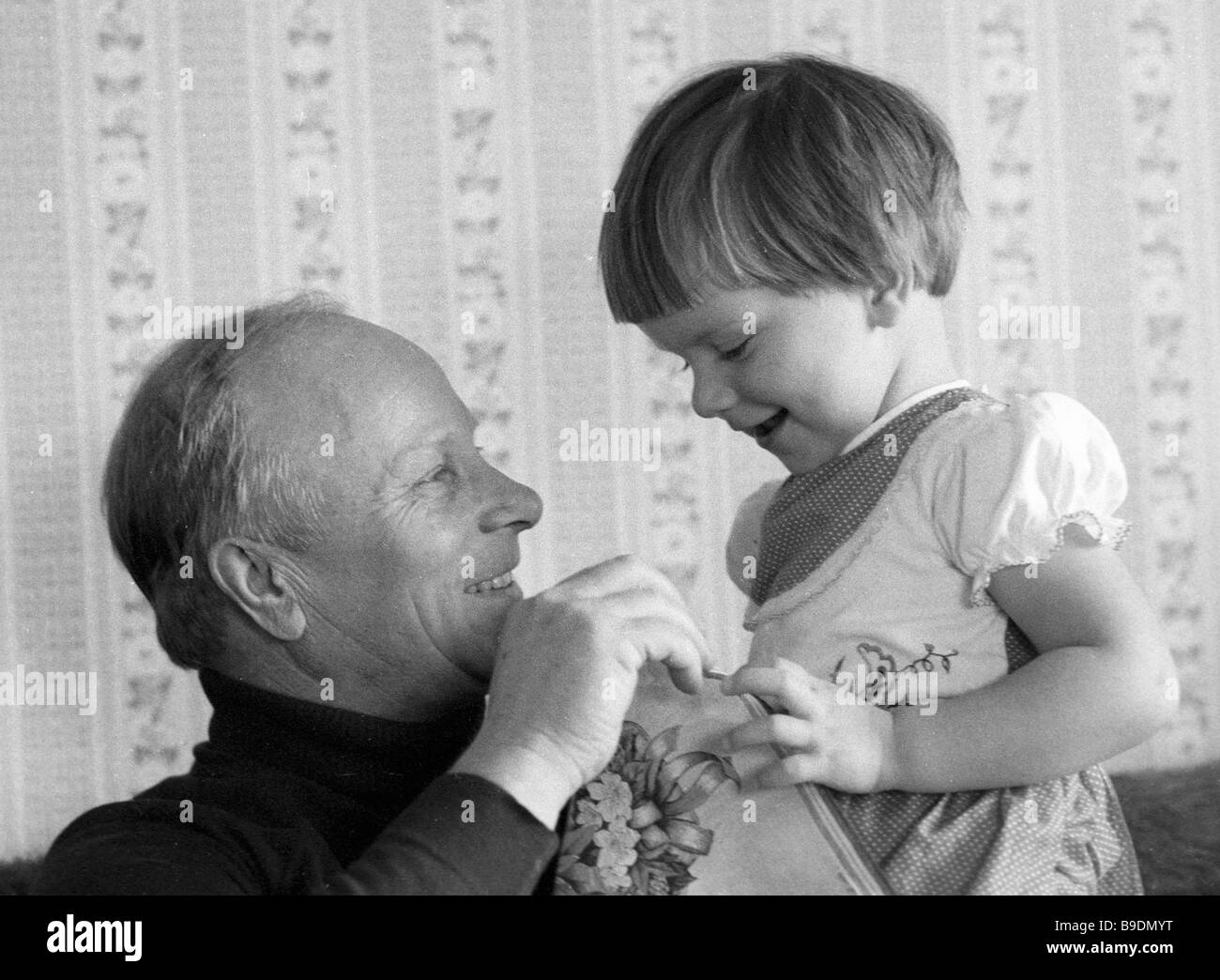 Twice Hero of Socialist Labor Nikolai Zlobin deputy of the U S S R ...