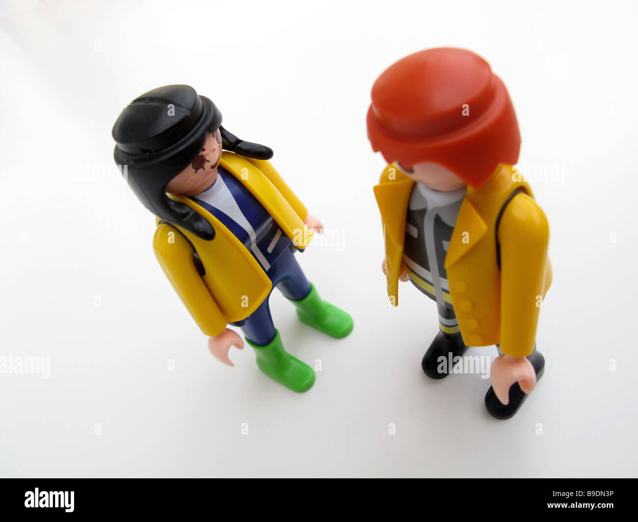 Toy man and woman couple Stock Photo - Alamy