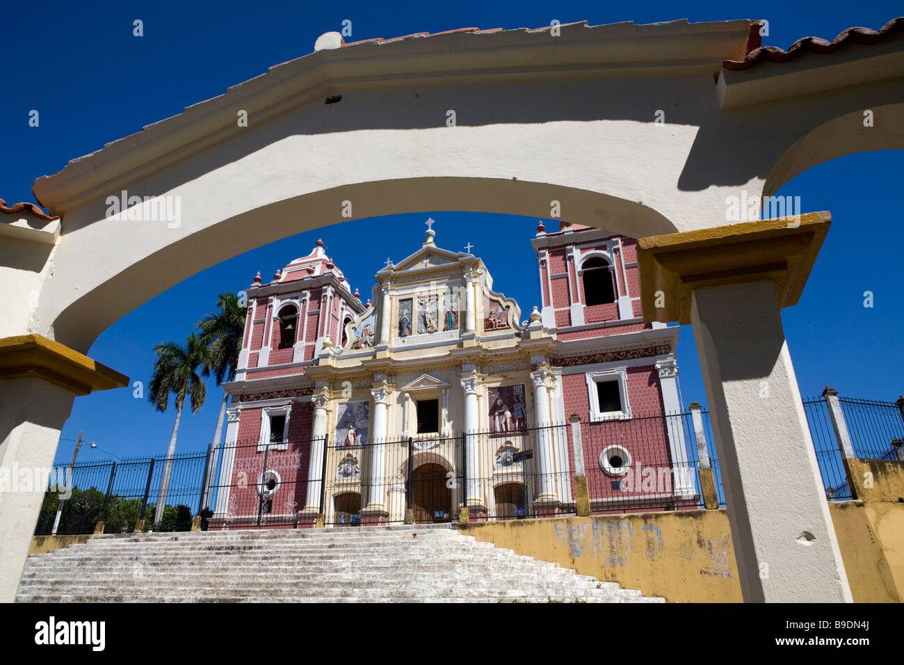 Calvario Church in Leon, Nicaragua Stock Photo - Alamy