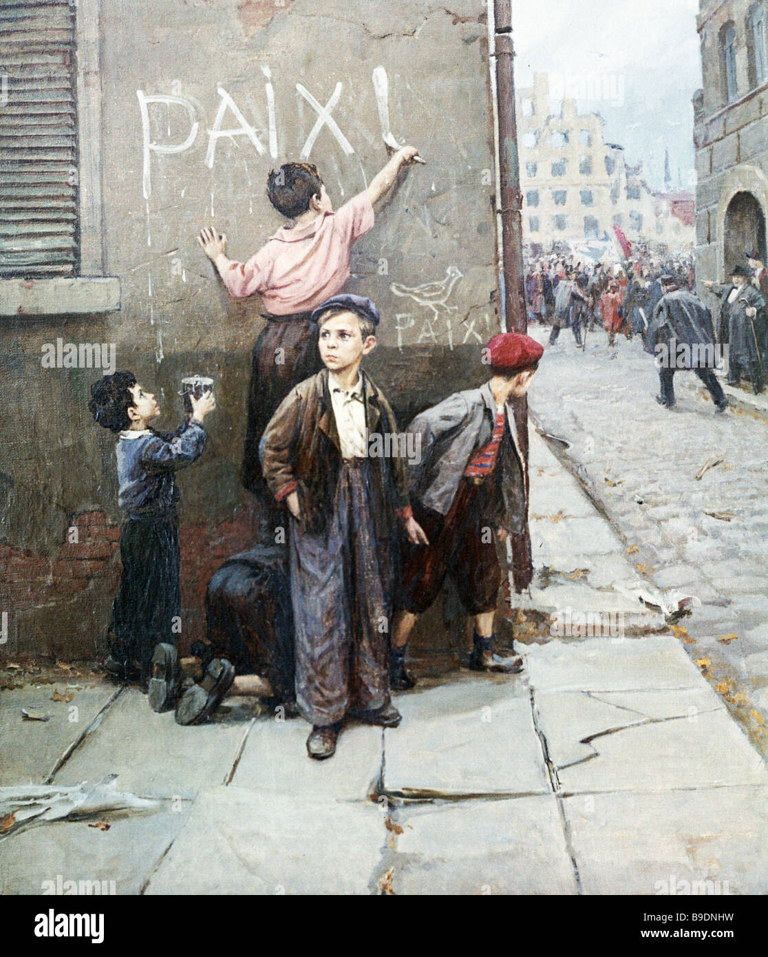 Fyodor Reshetnikov For Peace State Tretyakov Gallery Moscow Stock Photo ...