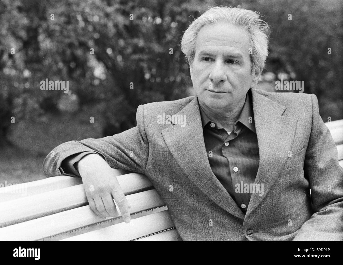 Scriptwriter and playwright Alexander Volodin is having a rest on a ...