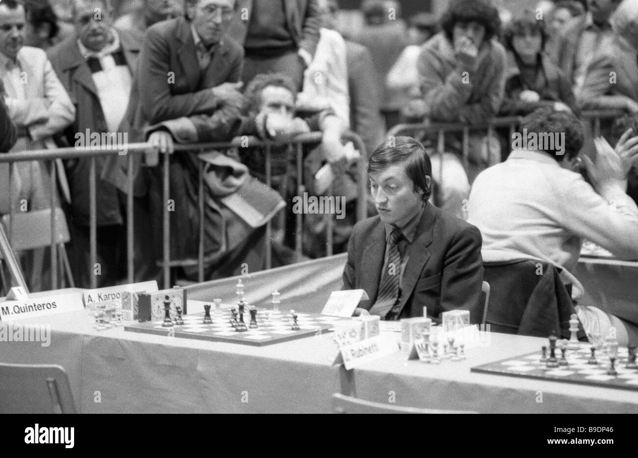 Anatoly Karpov World Chess Champion Black and White Stock Photos ... Anatoly Karpov World Chess Champion Black and White Stock Photos ...