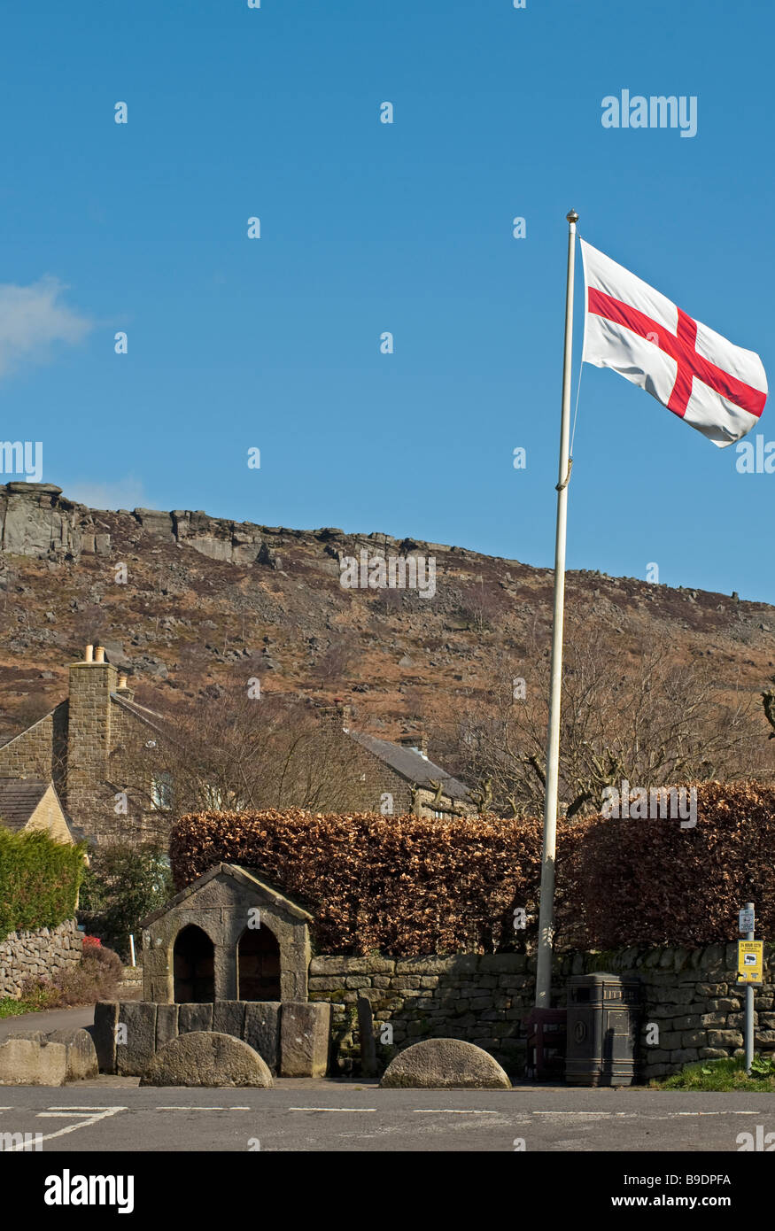 Curbar village, "Peak District", Derbyshire, England, "Great Britain ...