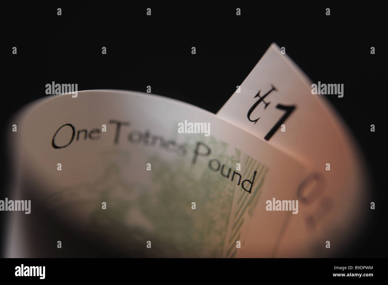 Totnes pound note hi-res stock photography and images - Alamy