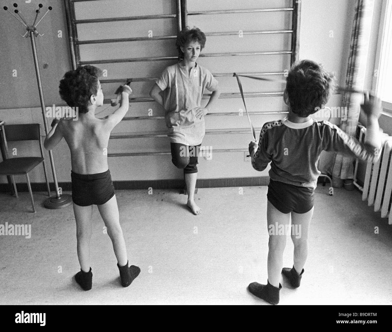 PT classes in the Speech Pathology Center for stammering children help ...