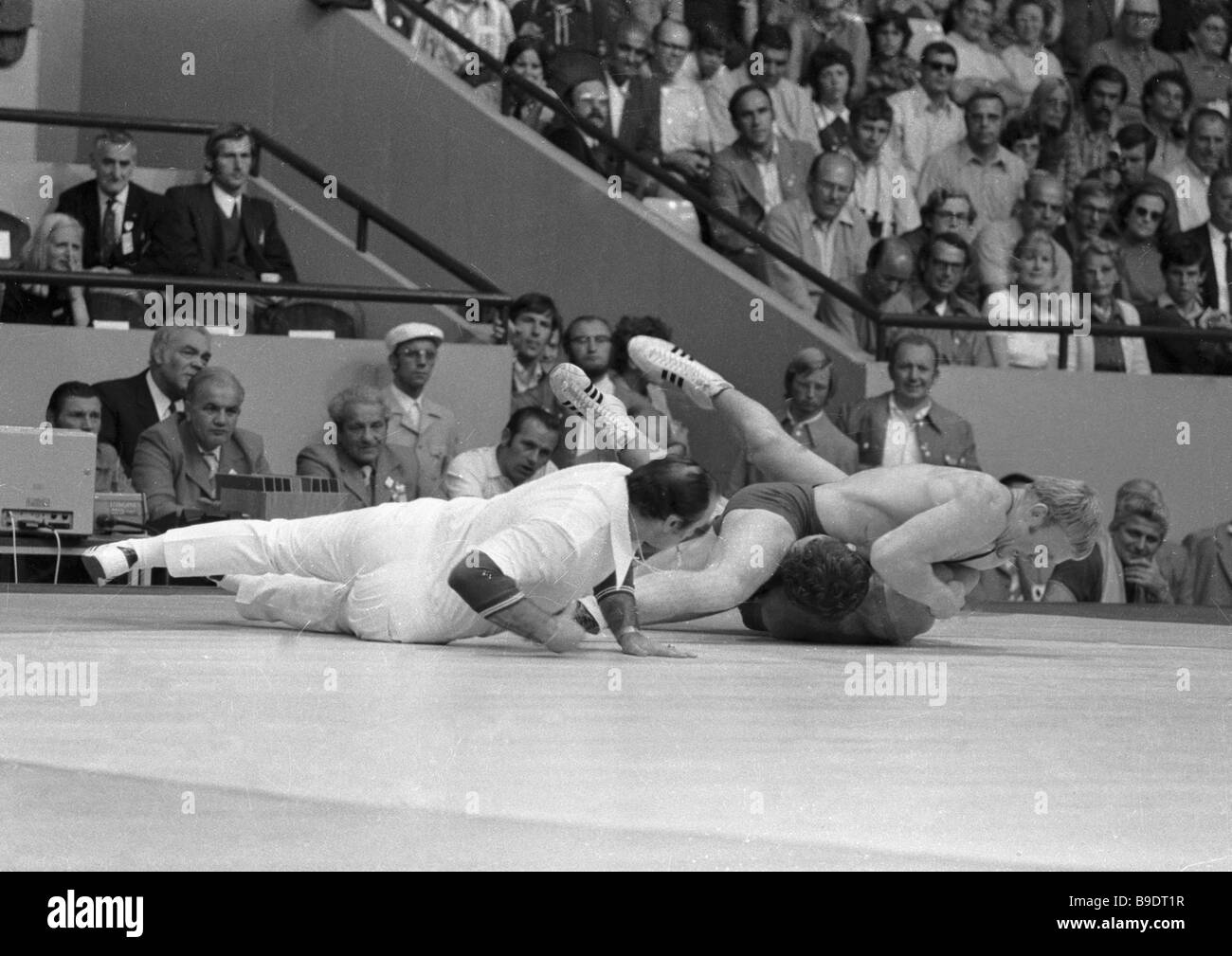 Olympic free style wrestling champion Ivan Yarygin on top Stock Photo ...