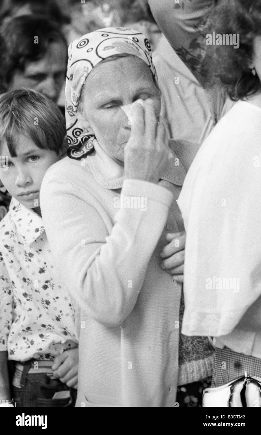 A soldier s mother mourning her son killed in the Battle of Stalingrad ...