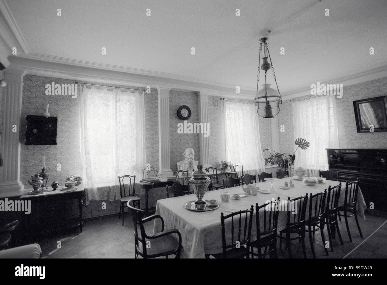 Living room of the house in which Maxim Gorky had lived since 1904 ...