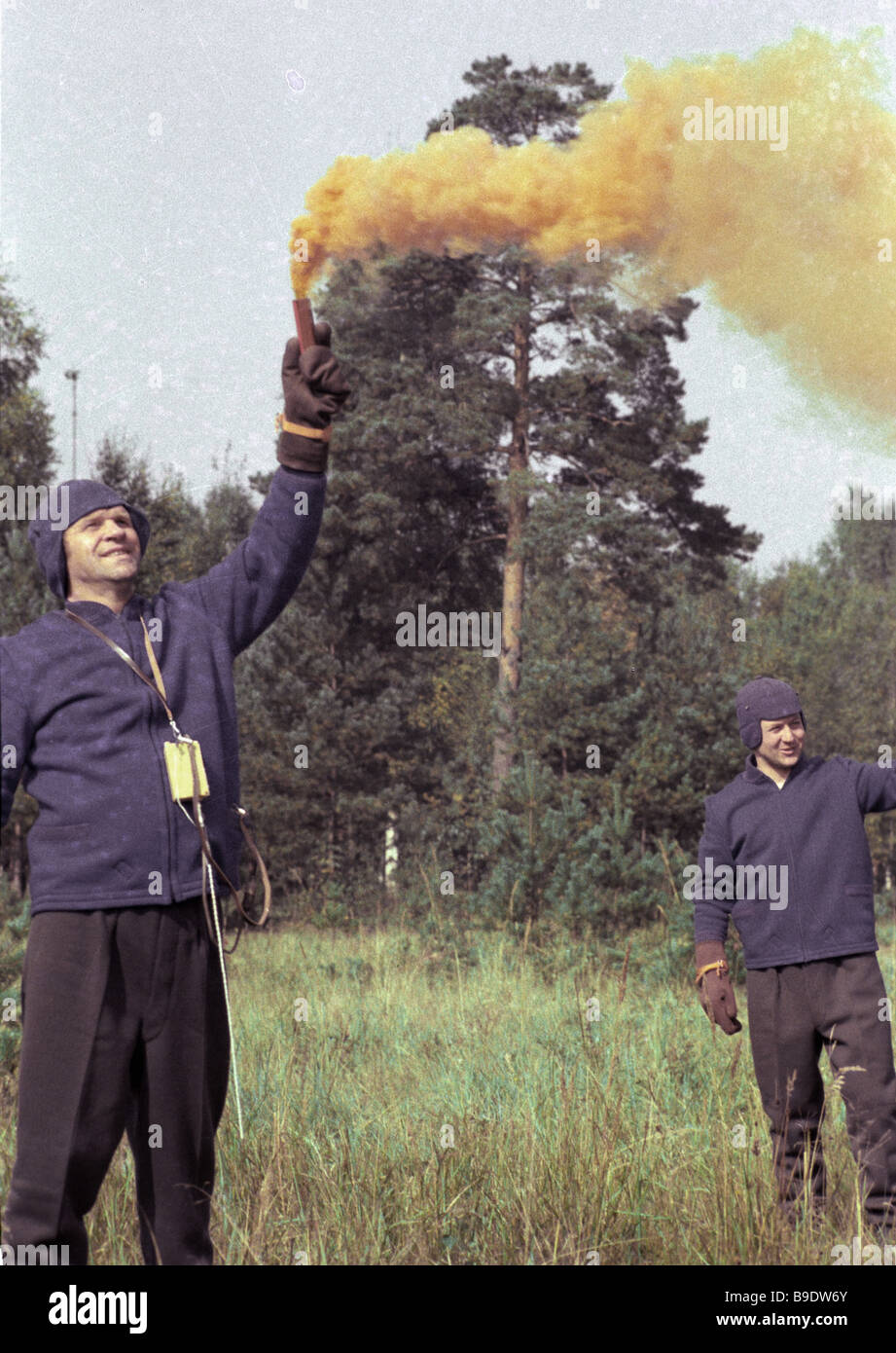 The first bynational space crew of Soyuz 28 commander Colonel Alexei ...