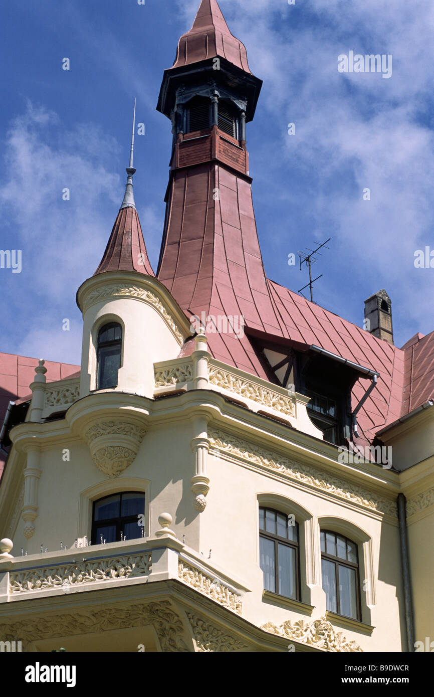 Latvia, Riga, Alberta Iela, Art Nouveau building, Janis Rozentals ...