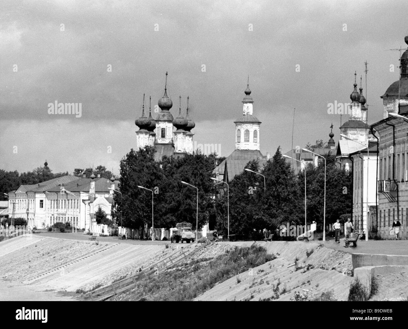 In a street of Veliky Ustyug Stock Photo - Alamy