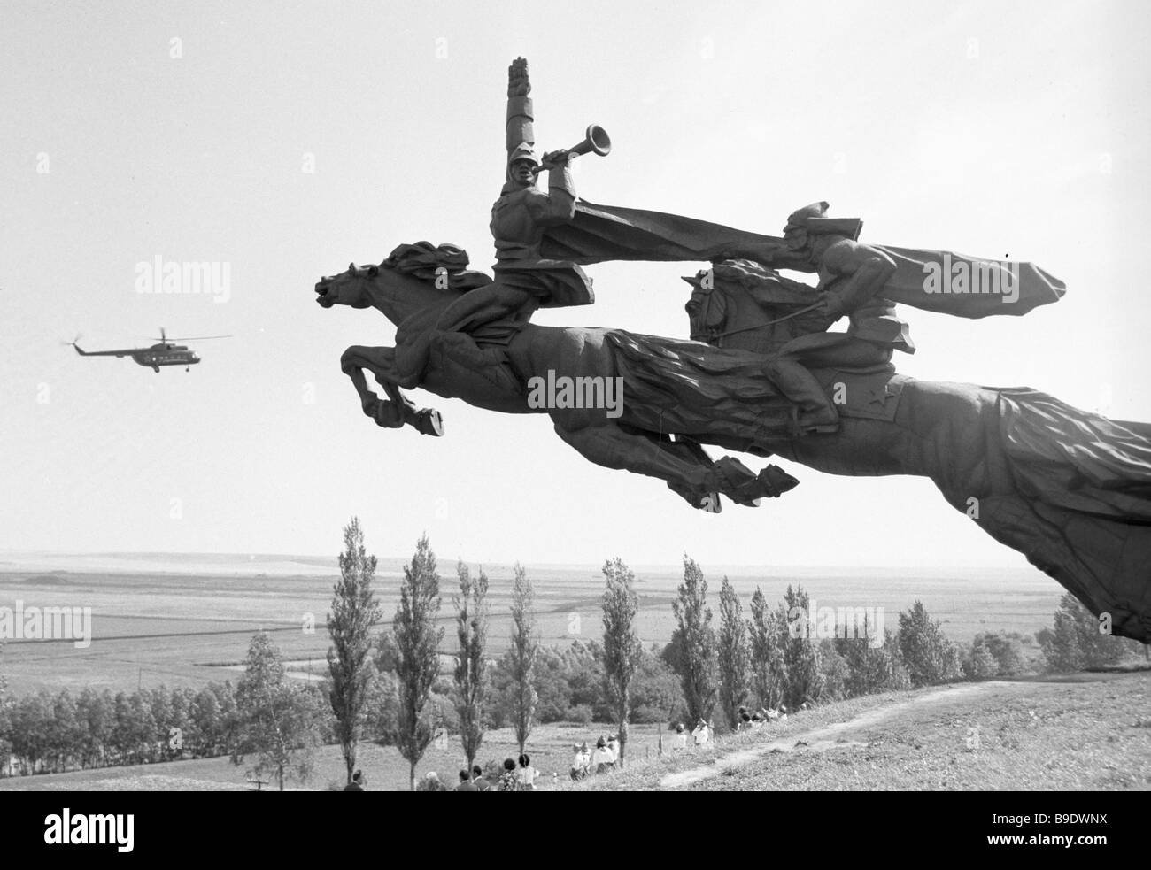 A monument to the First Cavalry Army the Lvov Region Stock Photo - Alamy