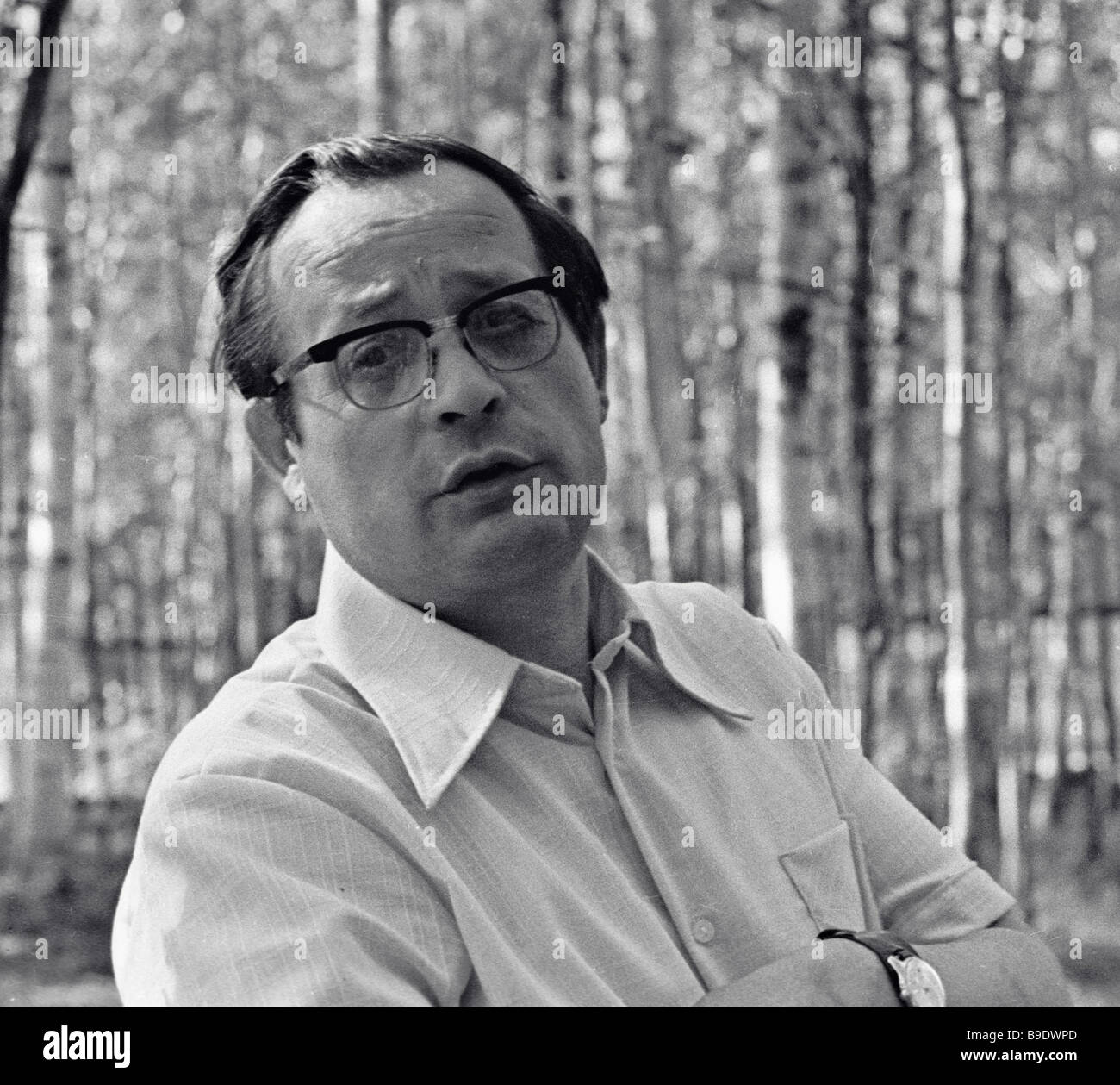 Anatoly Smirnov minister of agriculture of the Karelian SSR Stock Photo ...