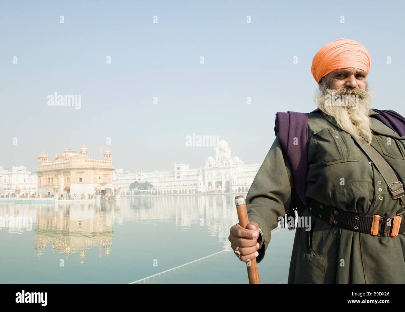 Indian man security guard portrait hi-res stock photography and images ...