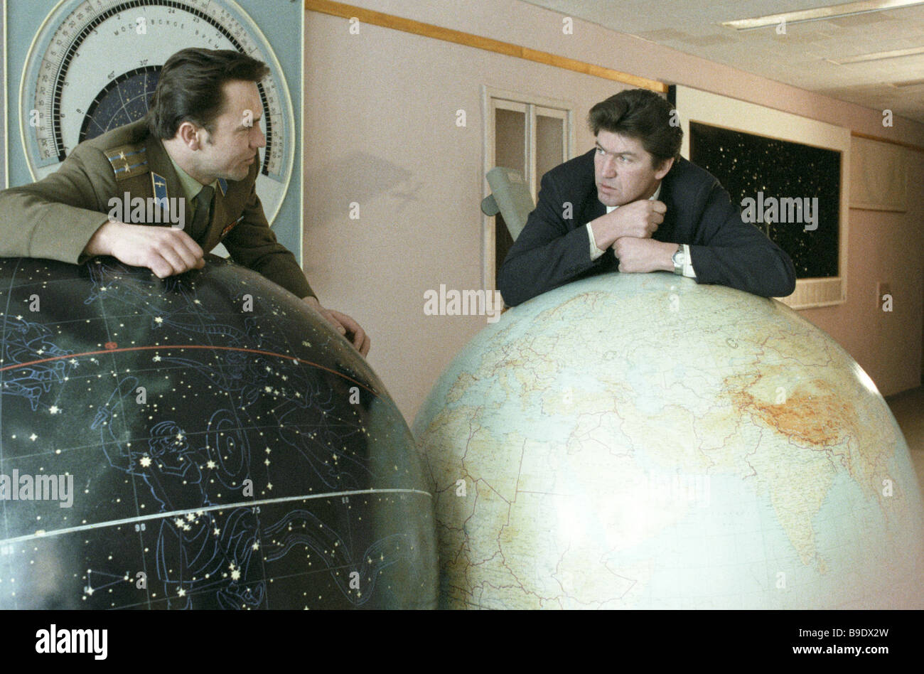 Leonid Popov left and Valery Ryumin right in the Astronaut Training ...