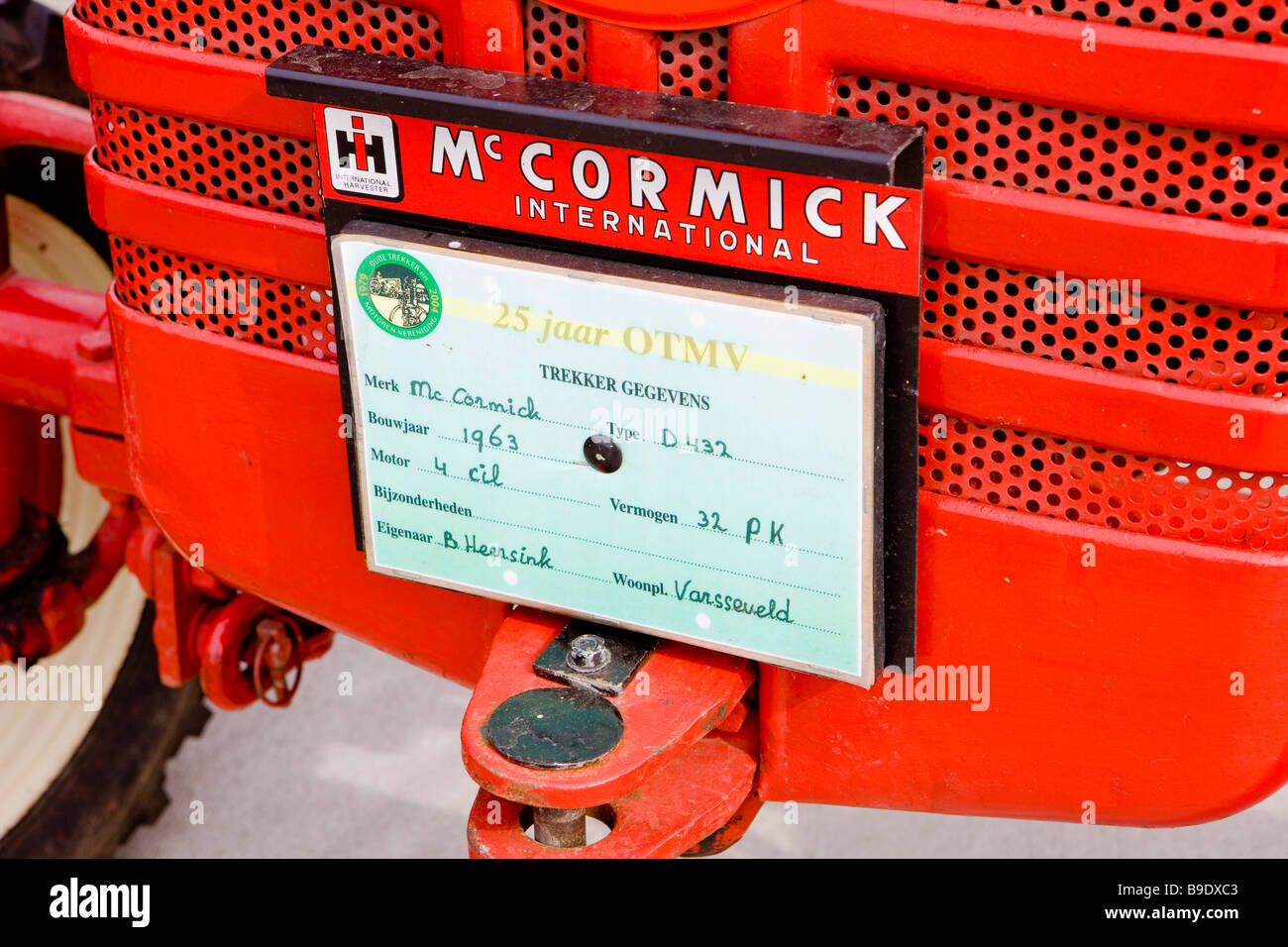 tractor s detail Noord Holland Netherlands Stock Photo - Alamy