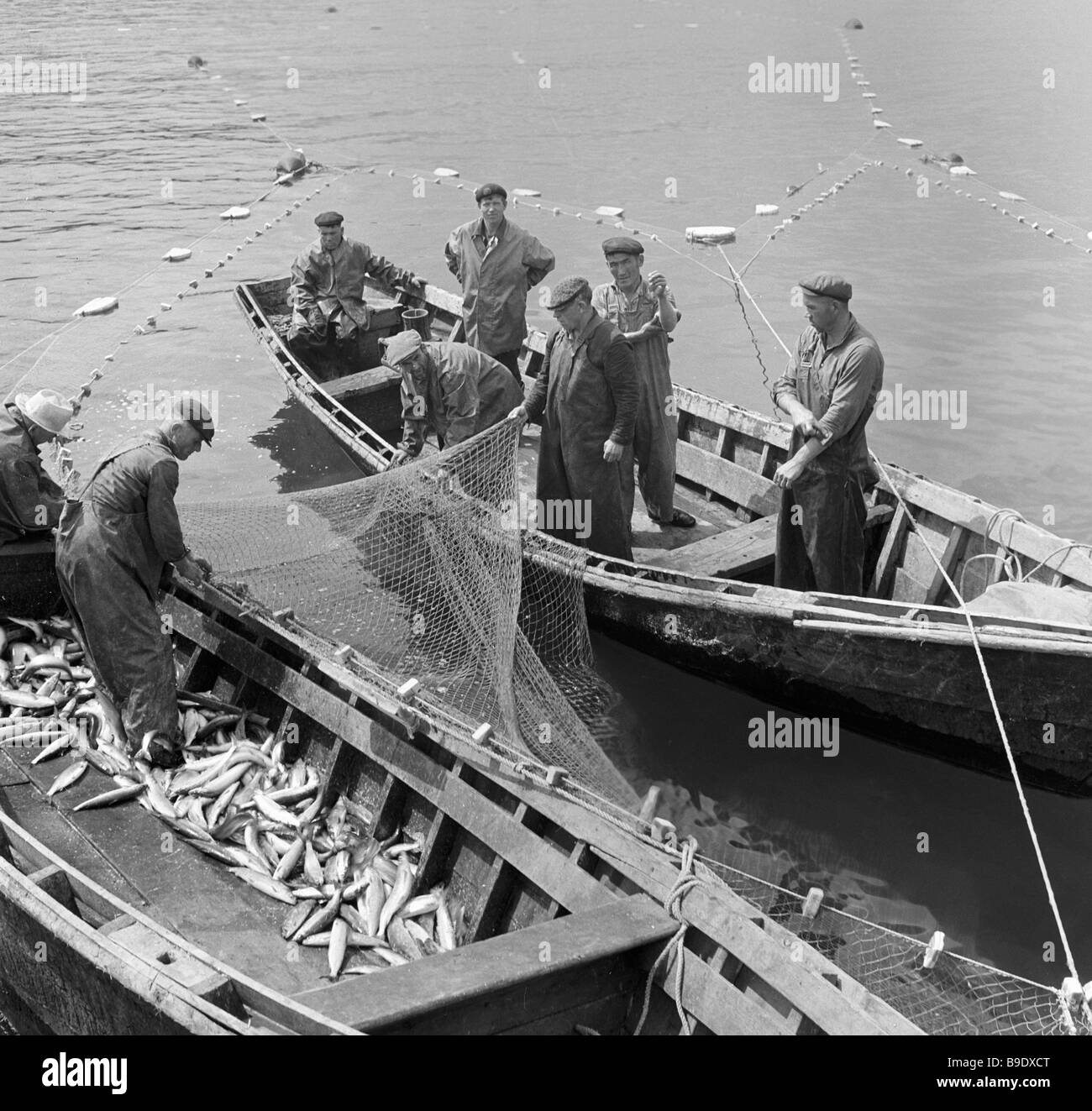 Fishing in Lake Baikal Stock Photo - Alamy