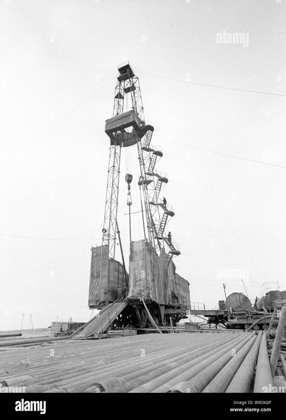 A hydro geological drilling rig Stock Photo - Alamy