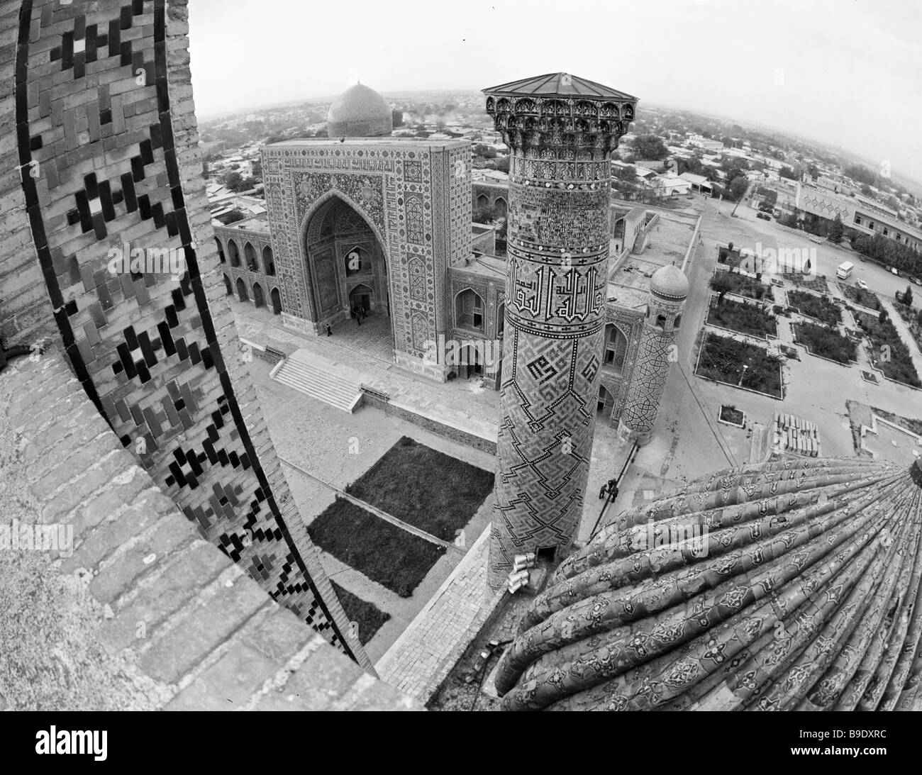 An architectural complex on Registan Square Samarkand Stock Photo - Alamy