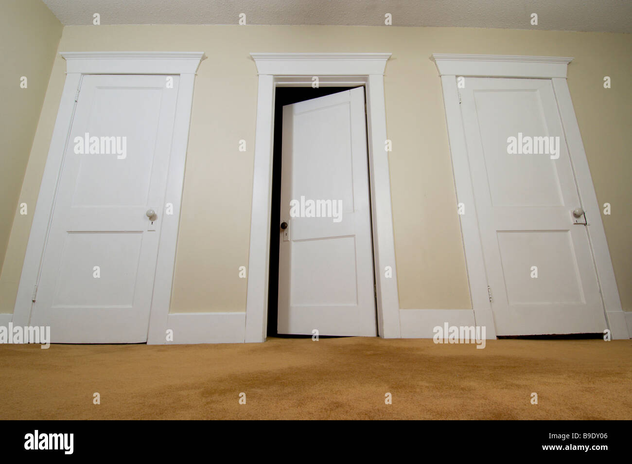 Door Slightly Open Stock Photos & Door Slightly Open Stock Images - Alamy