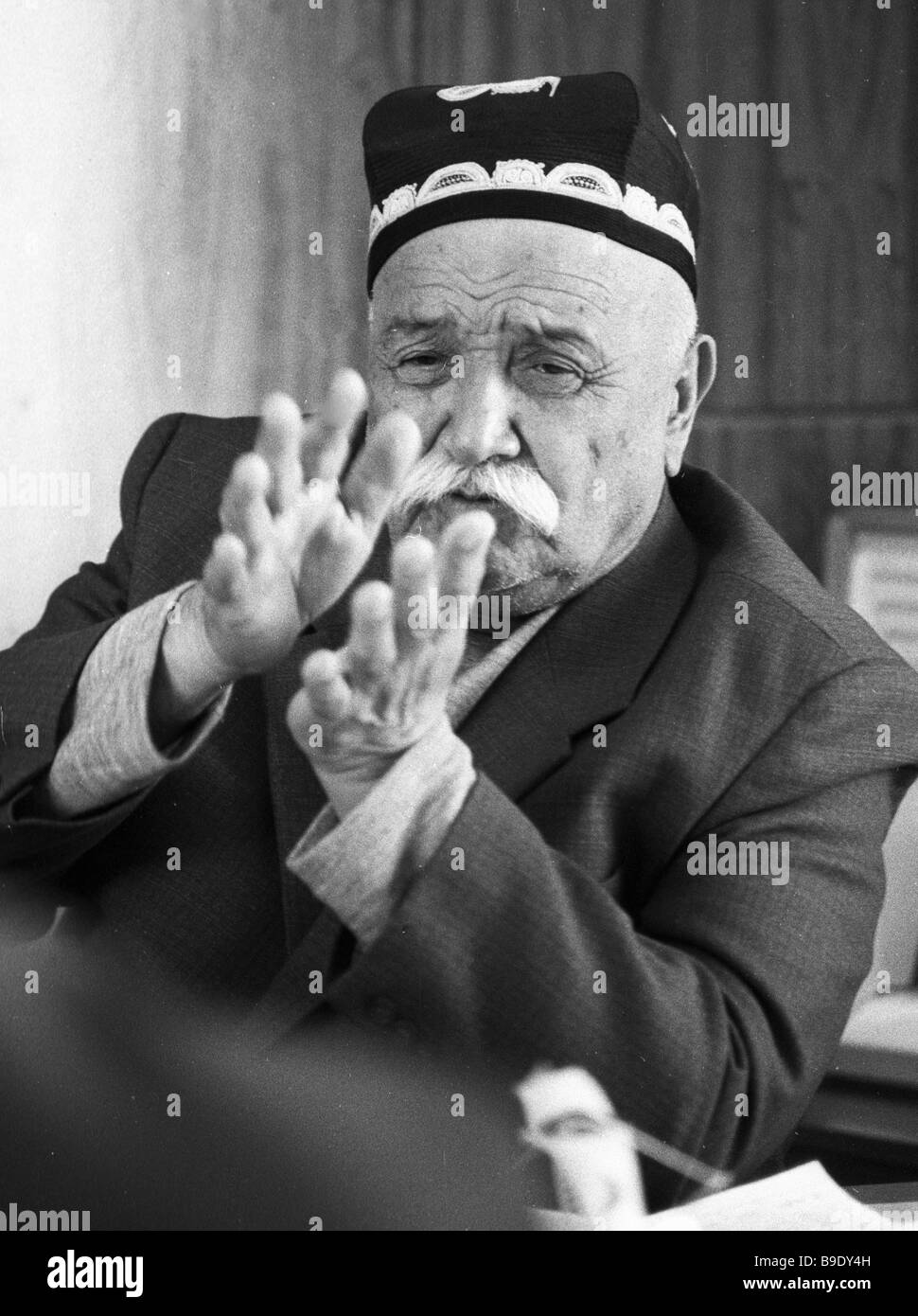 Abdugafar Samatov twice Hero of Socialist Labor chairman of the Lenin ...