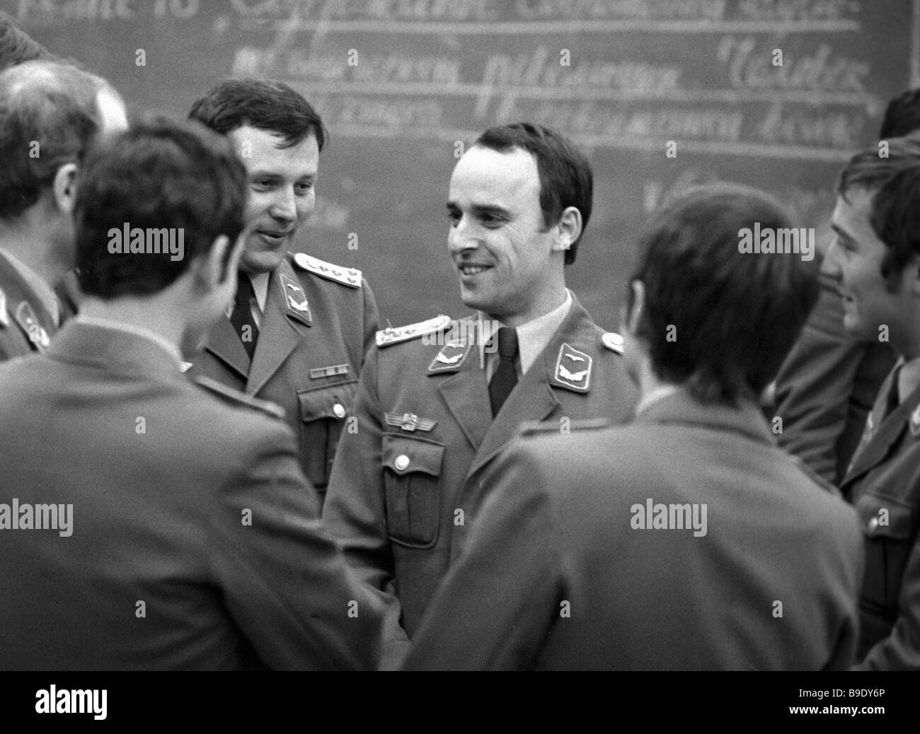 A student of the Yuri Gagarin Air Force Academy a GDR German Democratic ...
