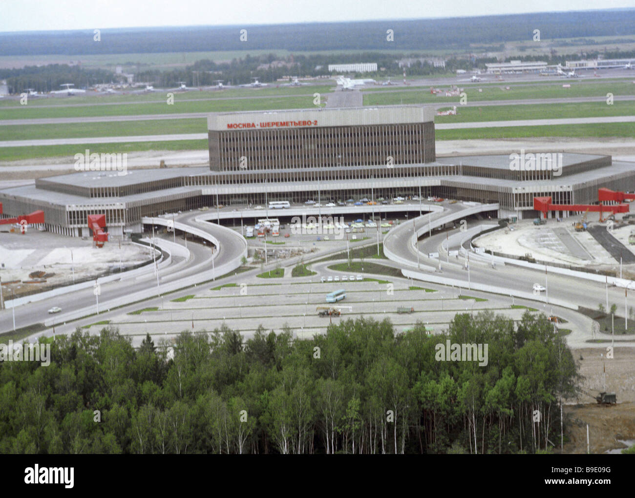 Moscow s The Sheremetyevo 2 international airport Stock Photo - Alamy