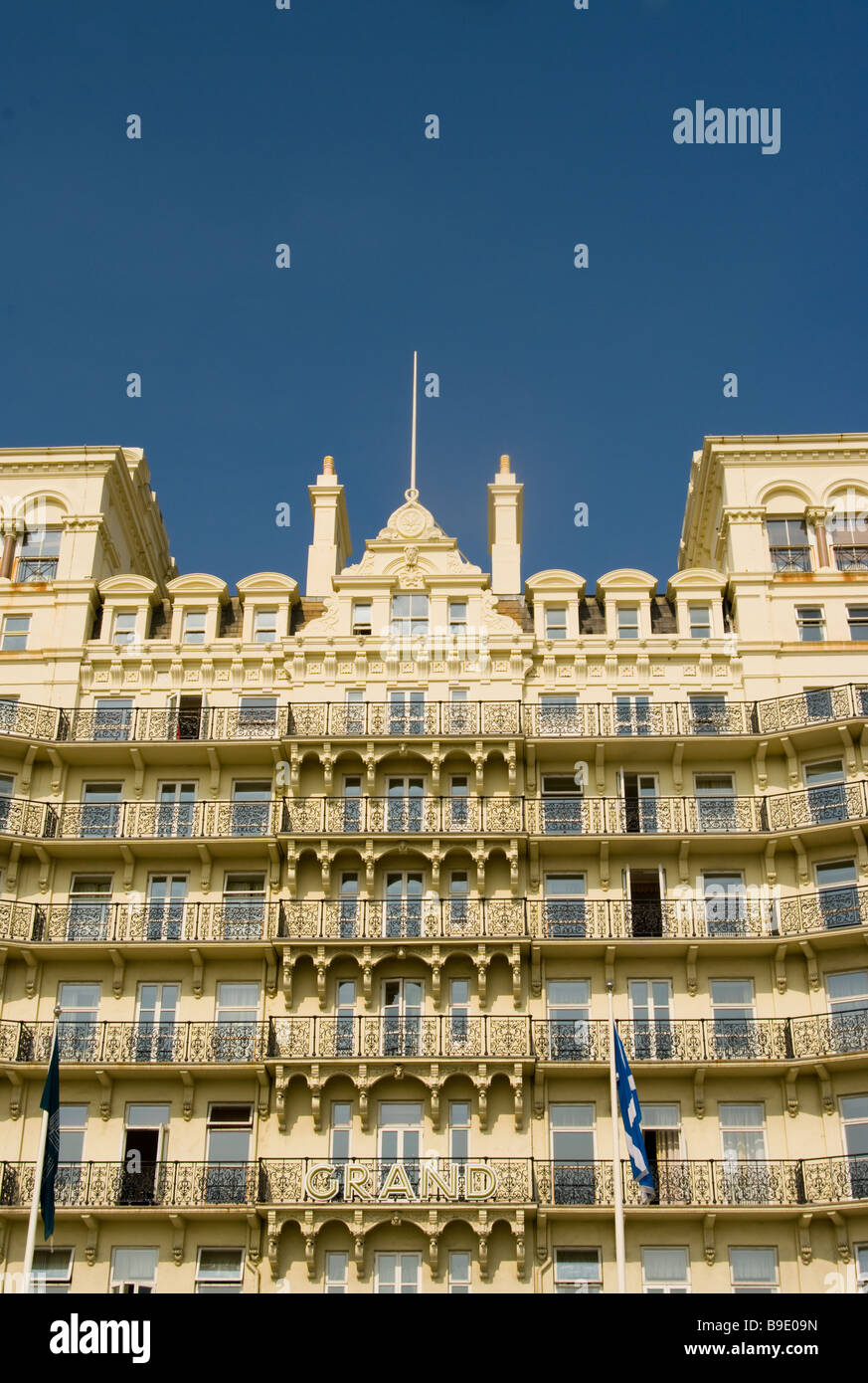The Grand Hotel Brighton East Sussex England uk Stock Photo - Alamy