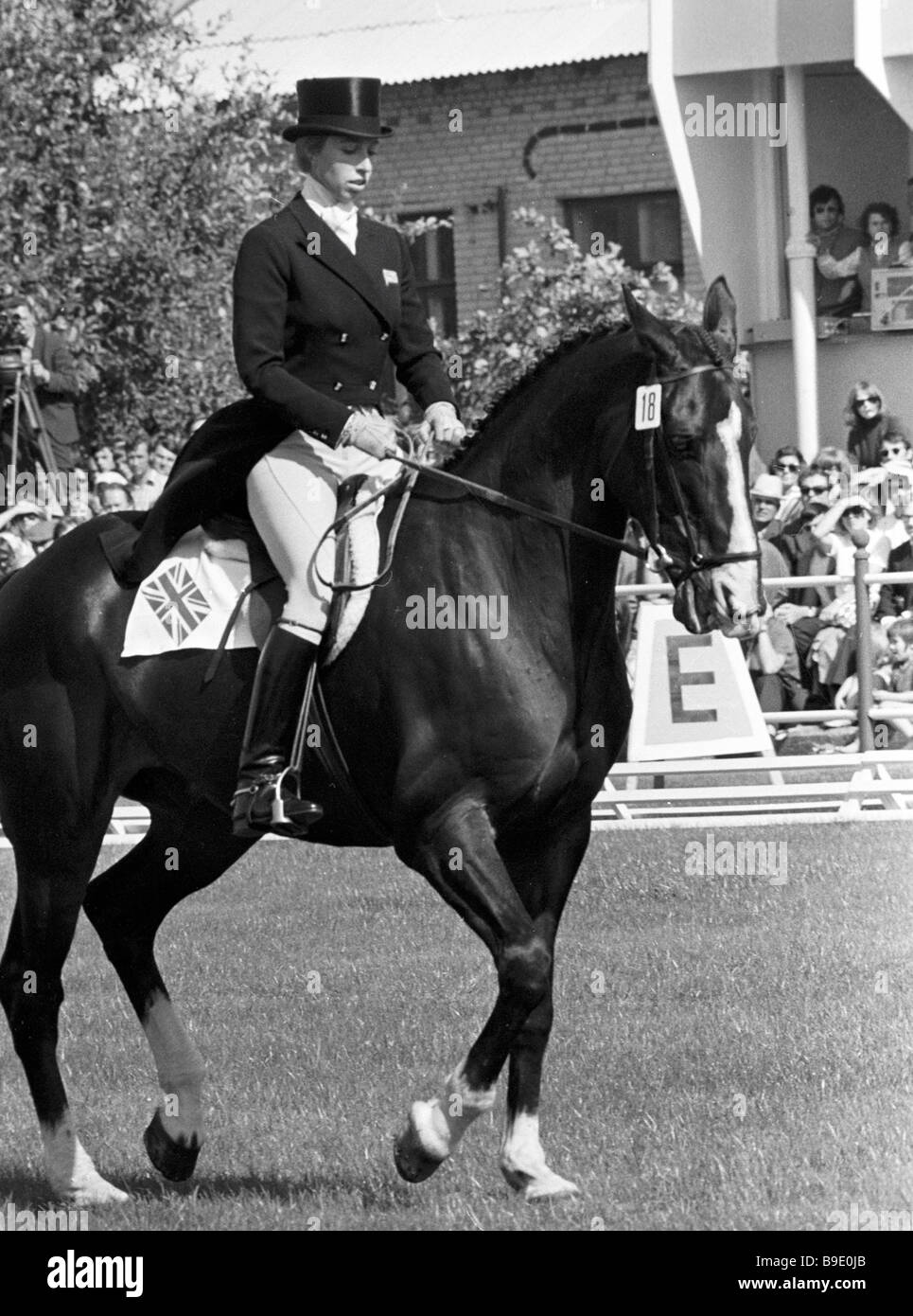British Princess Anna performing during the Orienteering on Horseback ...