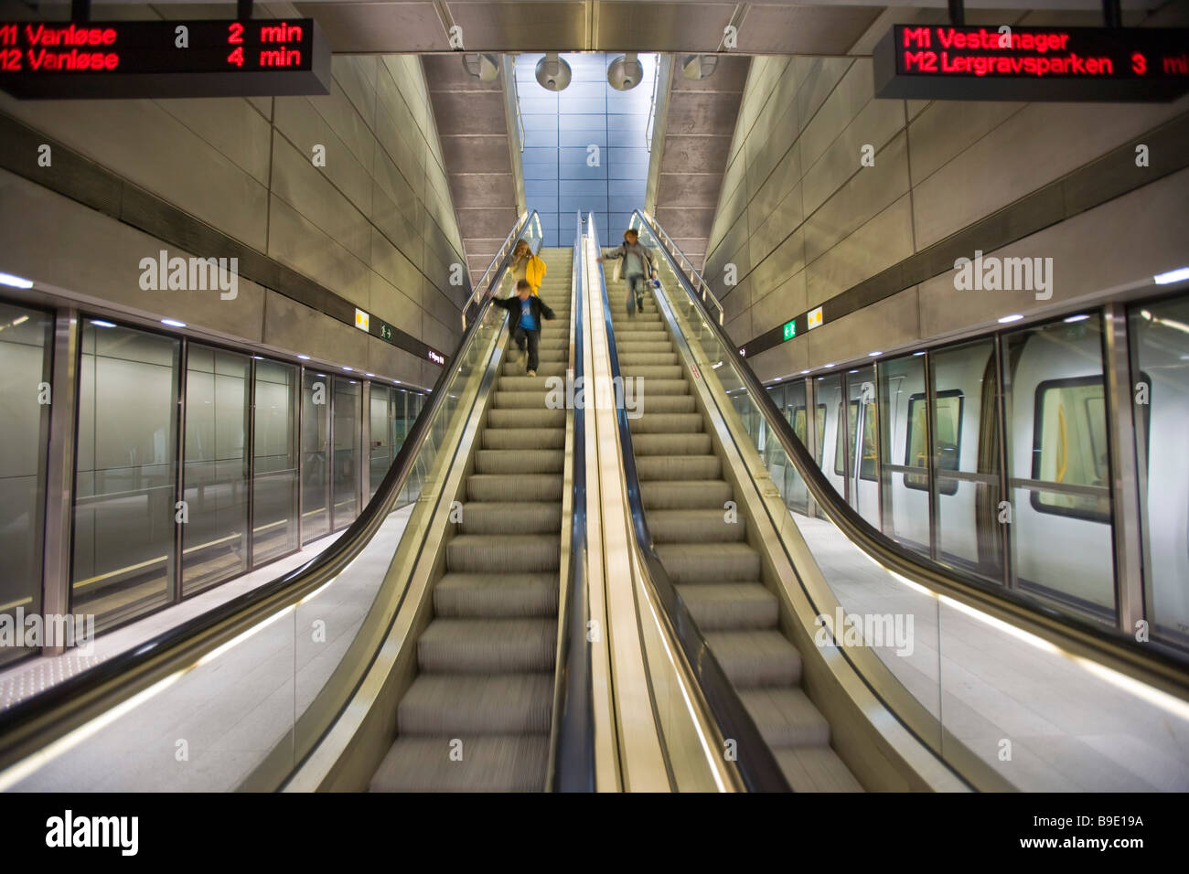 Metro Copenhagen Denmark Stock Photo - Alamy