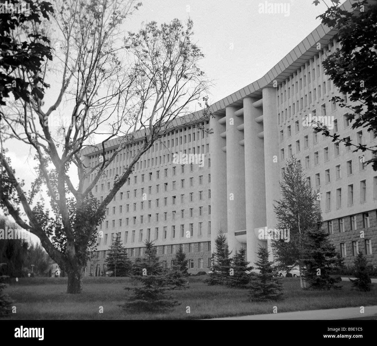 The Building of the Moldovan Communist Party Central Committee Stock ...