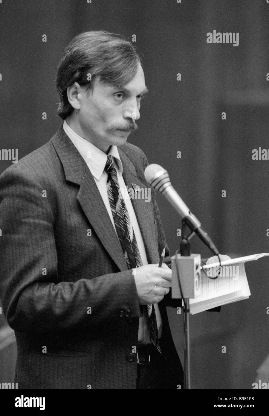 Vladimir Samarin USSR People s Deputy Stock Photo - Alamy