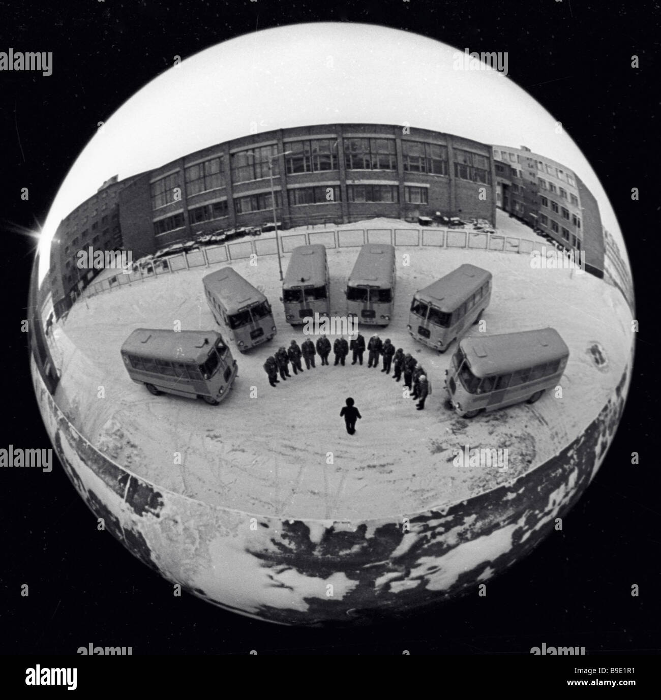 Mine rescue men of the Central Mine Rescue Station of the Pechora Basin ...