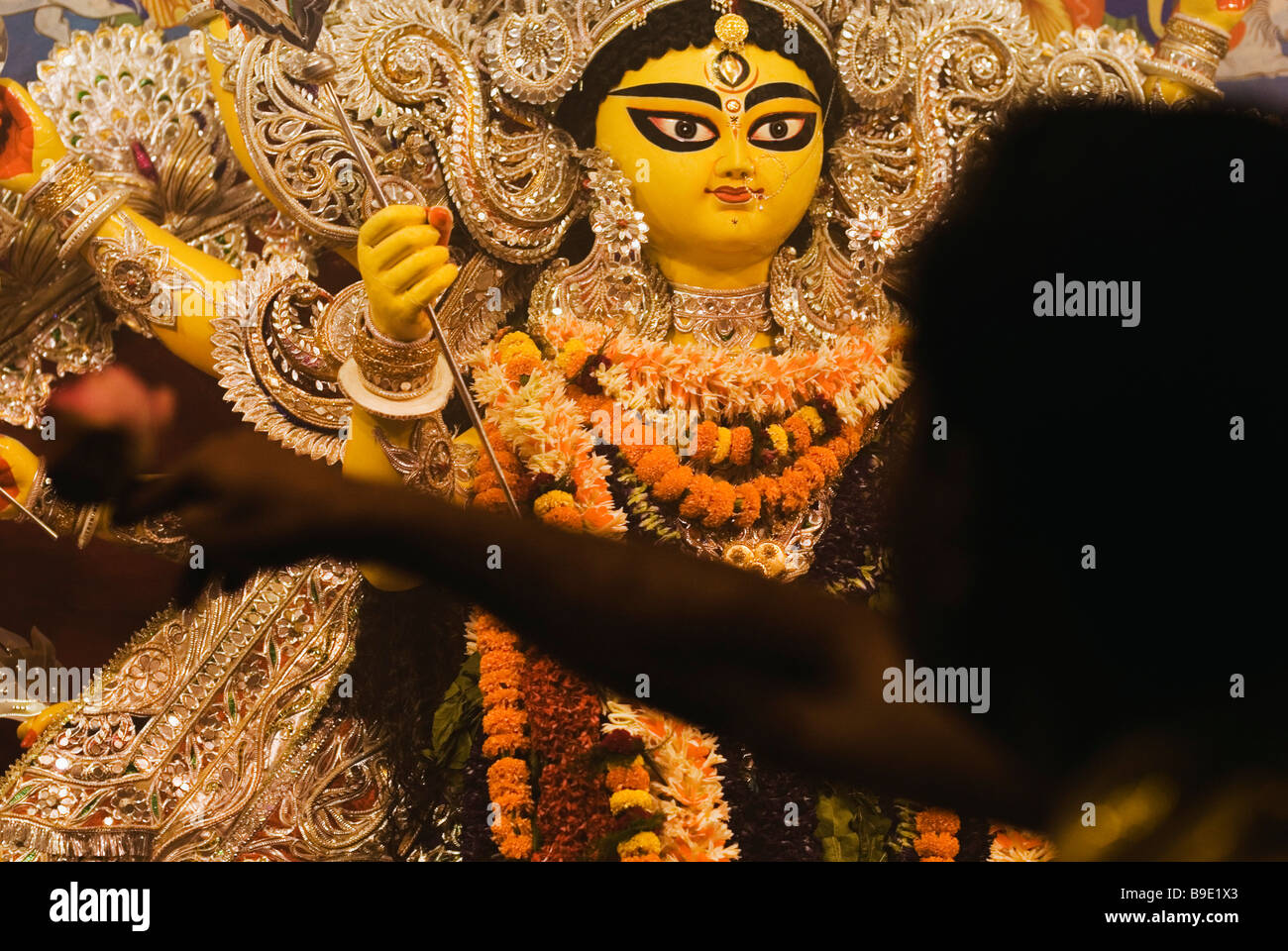 Female pujari hi-res stock photography and images - Alamy