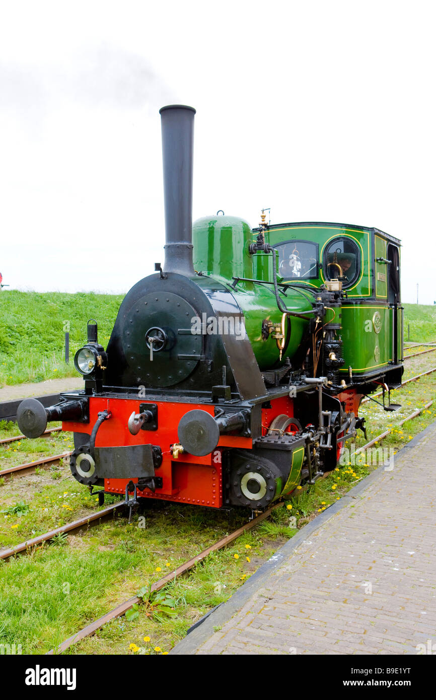 steam locomotive Hoorn Medemblik Noord Holland Netherlands Stock Photo ...