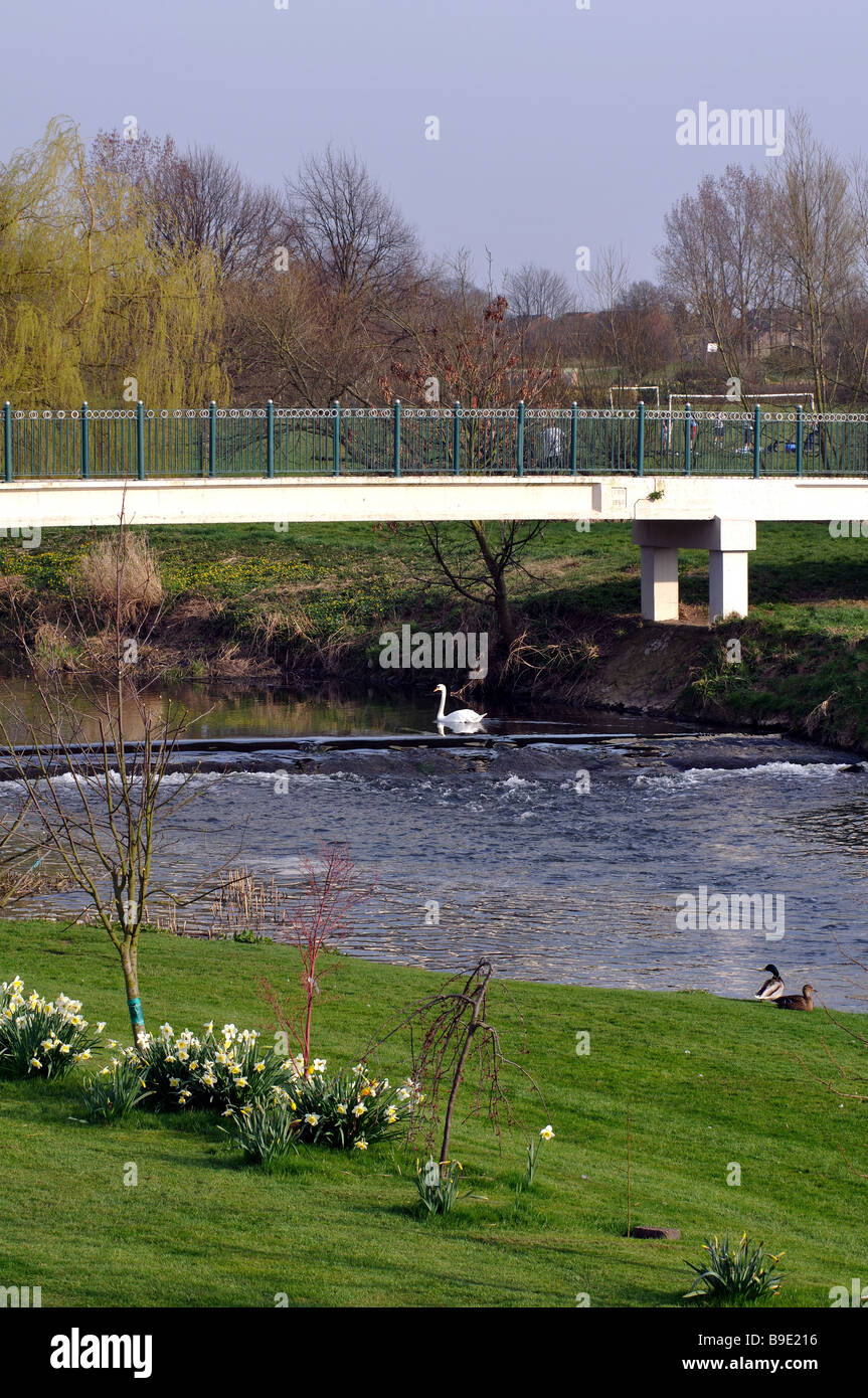 River Anker, Polesworth, Warwickshire, England, UK Stock Photo - Alamy