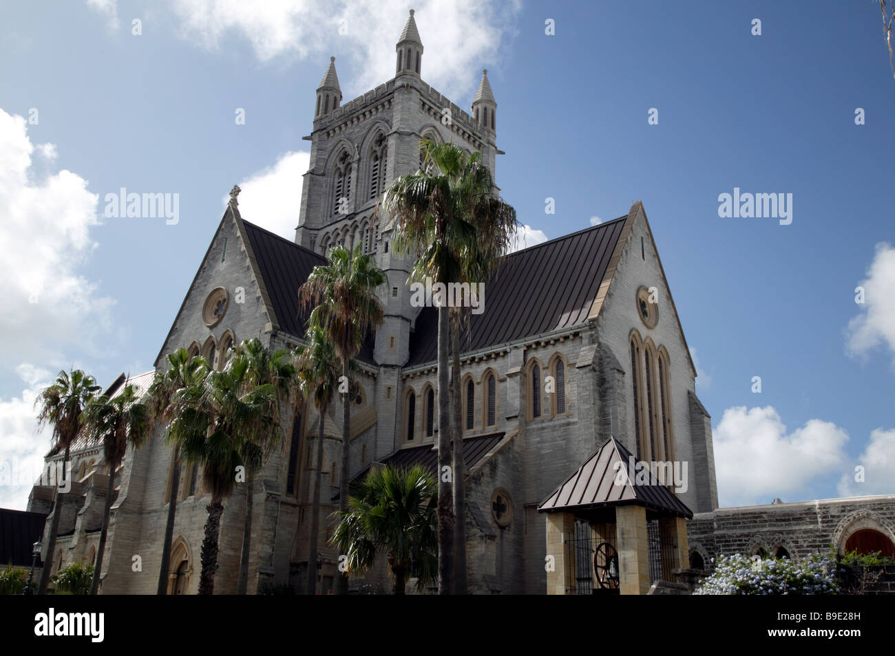 Cathedral of the Most Holy Trinity, City of Hamilton, Bermuda Stock ...