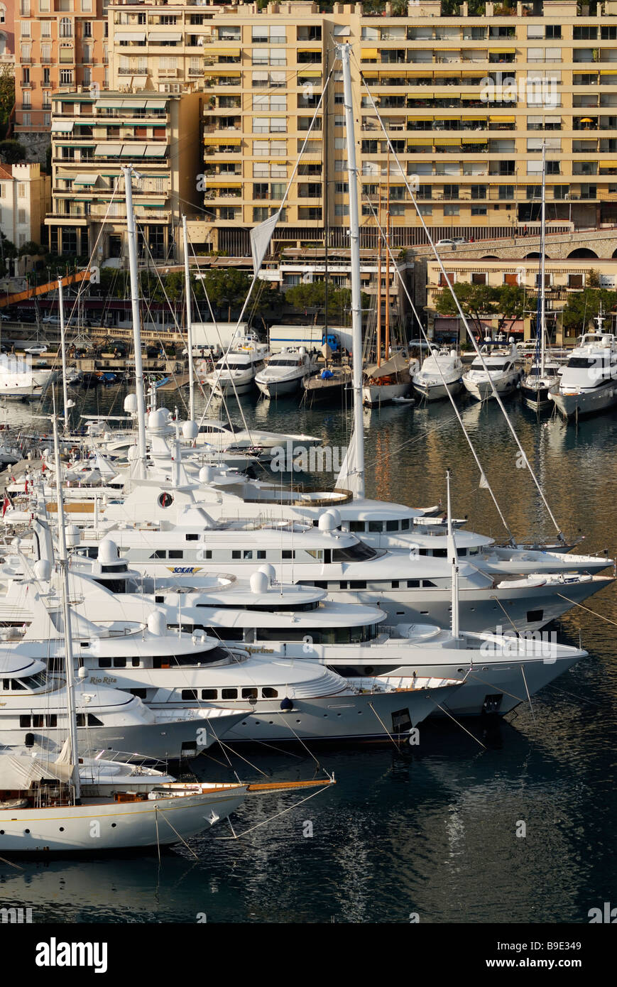 yachts in Monaco boats Stock Photo - Alamy
