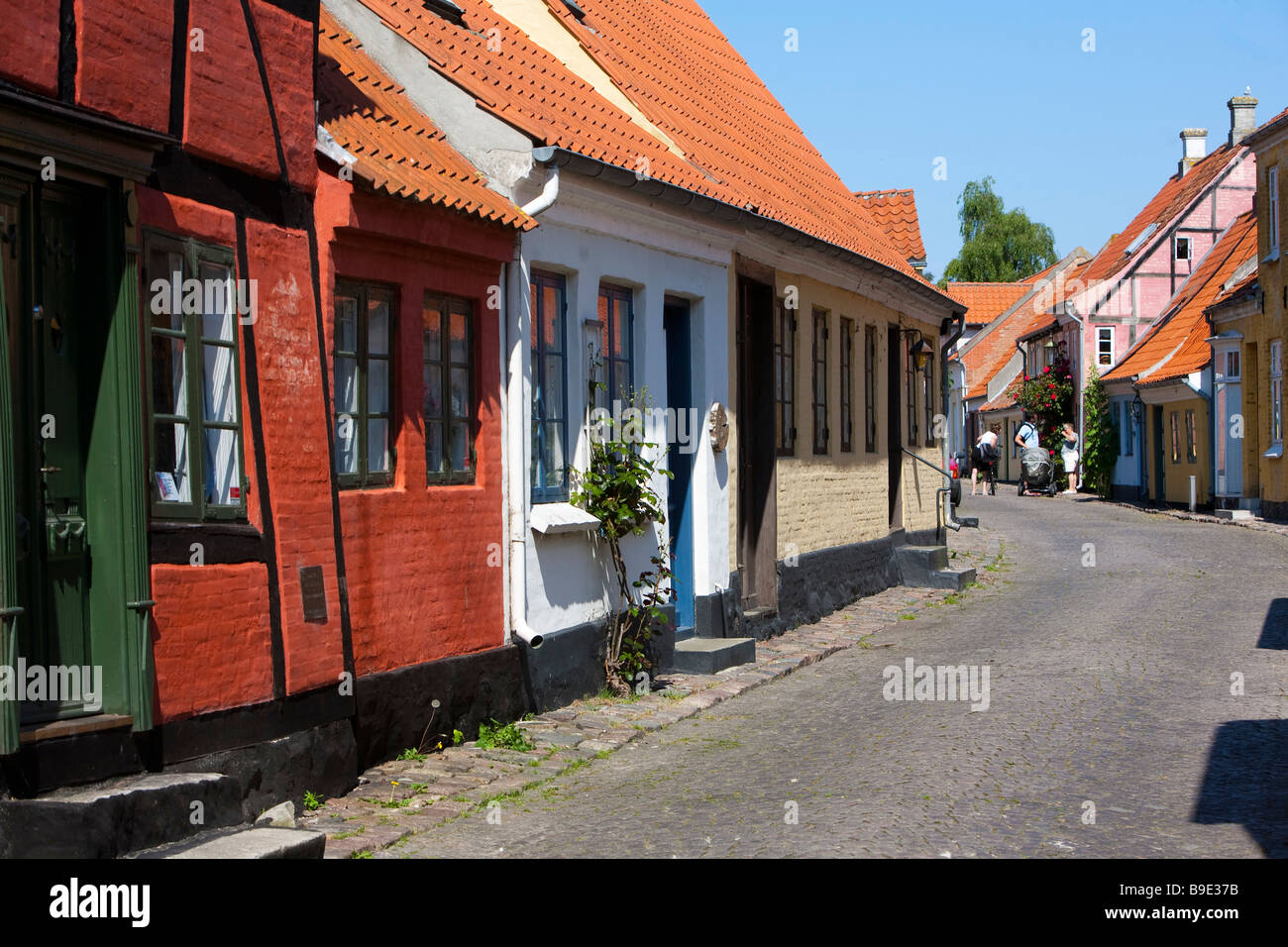 Old city Ærøskøbing Ærø island Funen Denmark Stock Photo - Alamy